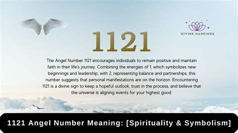 1121 Angel Number Meaning: [Spirituality & Symbolism]