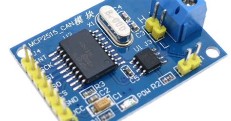 Převodník s MCP2515 a TJA1050 CAN Bus na SPI