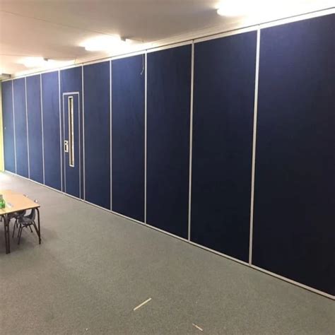 Folding Door Acoustic Modular Movable Partition Wall For Warehouse