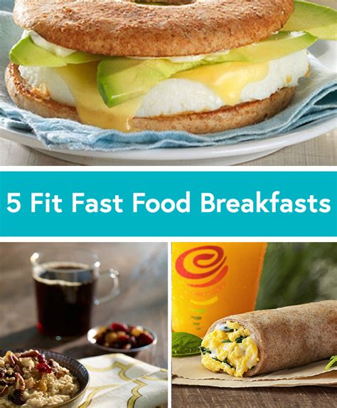 5 Healthy Fast Food Breakfast Options