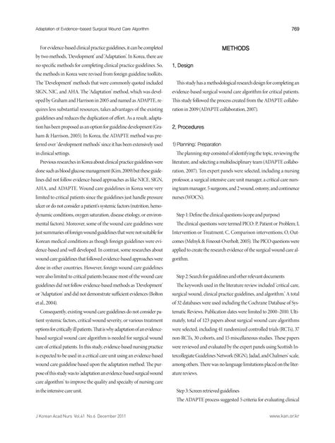 Solution Adaptation Of Evidence Based Surgical Wound Care Algorithm Solution Adaptation Of Evidence Based Surgical Wound Care Algorithm