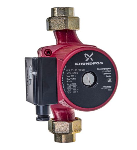 Циркуляционный насос Grundfos UPS 25 80 180 мм арт 95906440 купить