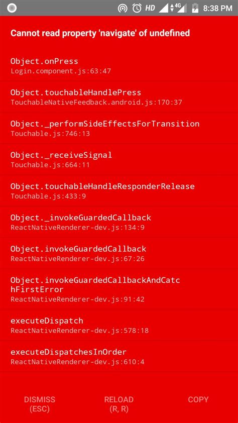 Javascript React Native Cannot Read Property Navigate Of Undefined