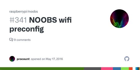NOOBS Wifi Preconfig Issue 341 Raspberrypi Noobs GitHub