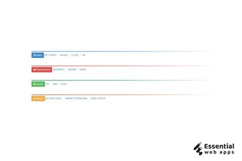 Bootstrap Breadcrumbs Latest Collection Essential Web Apps