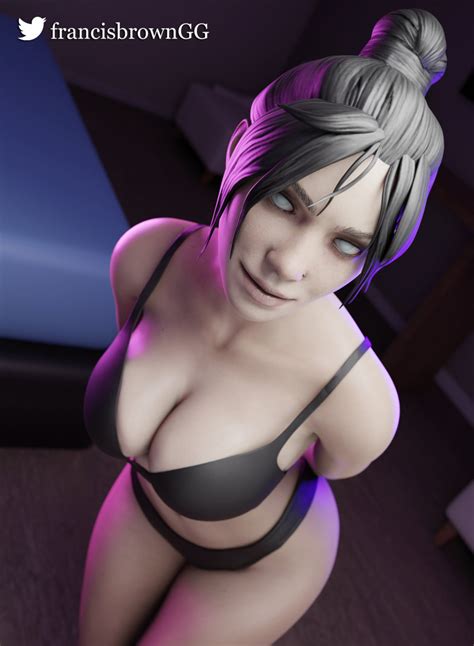 rule 34 1girls 3d apex legends big breasts blender breasts female