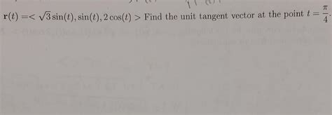 Solved The Answer Is T
