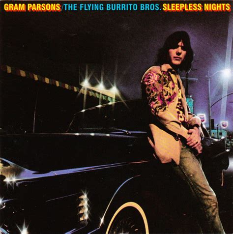Album Sleepless Nights De Gram Parsons Flying Burrito Bros Sur CDandLP