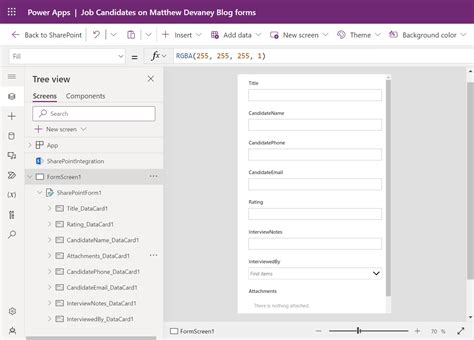 Power Apps Customize A Sharepoint List Form