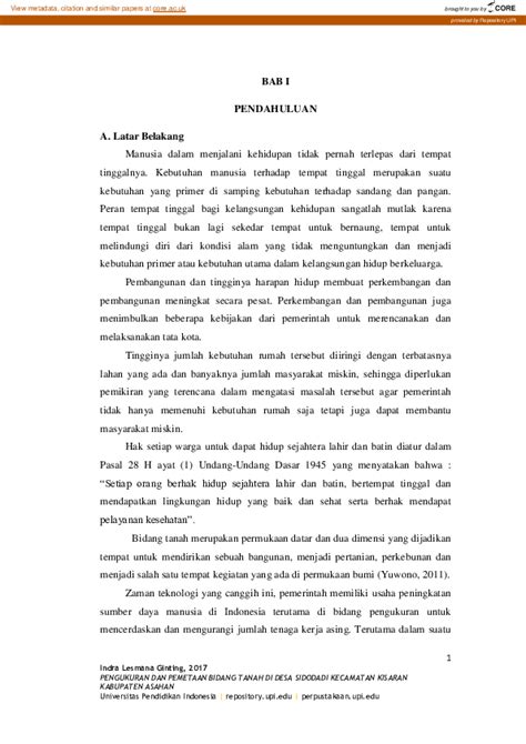 Pdf Pengukuran Dan Pemetaan Bidang Tanah Di Desa Sidodadi Kecamatan