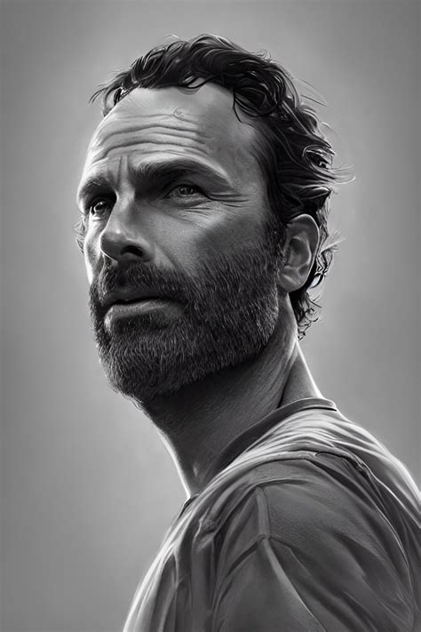 Rick Grimes Raigeneratedart
