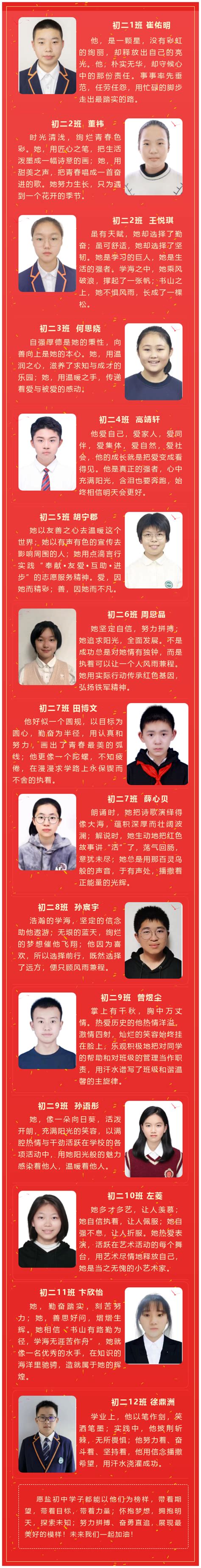 榜样引领 星光耀眼】初二年级“至正”少年献礼二十大，闪亮登场！ 盐城市初级中学