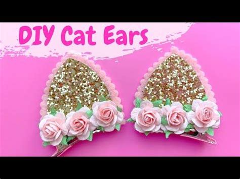 Diy Cat Ears Clips Cat Ears Tutorial Kitty Ears Miss O Crafts