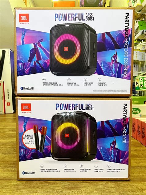 Jbl Partybox Encore Essential Jbl Partybox Encore With Two Mic With Ntuc Voucher