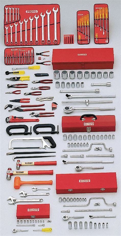 PROTO Master Tool Set 164 Pieces SAE Box 6C348 J99700 Grainger