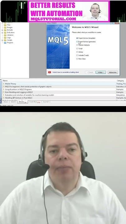 Creating An Automated Expert Advisor In Metatrader 5 Trading Mql5