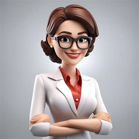 Free Photo Portrait Of A Beautiful Business Woman In White Suit And