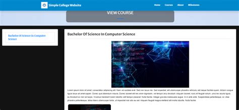 simple college website using html php mysqli with source code