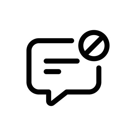 block chat icon in trendy outline style isolated on white background