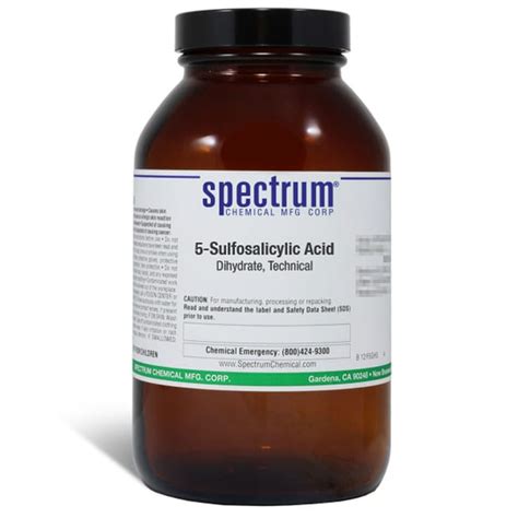 5 Sulfosalicylic Acid Dihydrate Technical 98 Spectrum™ Chemical