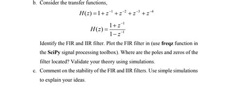 Solved Part C ﻿using Python B ﻿consider The Transfer
