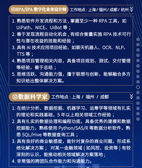 【招聘】兴业银行信息科技部招19个技术岗位 移动支付网