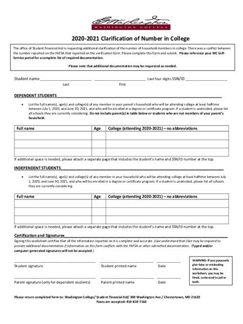 Fillable Online Fill Free Fillable 20202021 Degree Clarification Form