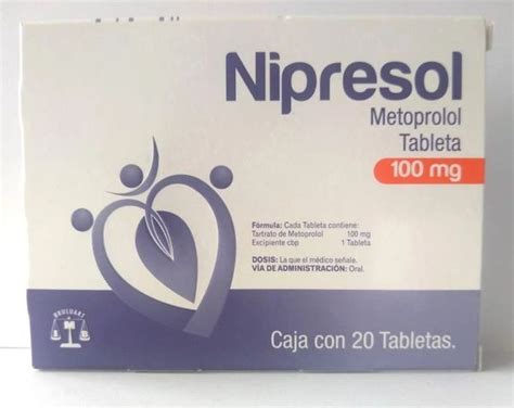 Nipresol Tab 100 Mg Caja C20 Nipresol Tab 100 Mg Caja C20