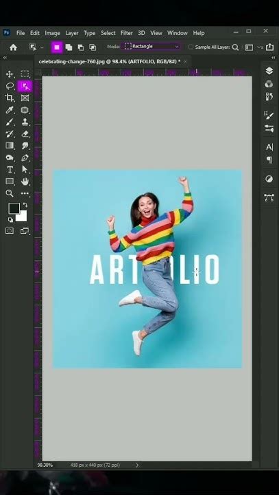 How To Place Text Behind Object In Photoshop😍😳 Short Photoshop
