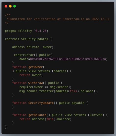 Quit On Twitter 2 10 Days Ago 0x5b Deployed A Contract Called Securityupdates The Contract