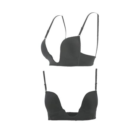 Clothingave Womens Sexy V Bra Cleavage Boostershaper W Detachable