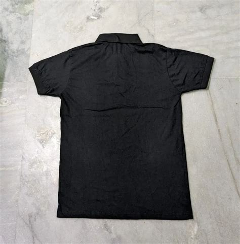 Blue Plain COTTON POLO T SHIRT Round Neck At Piece In Rajpur Sonarpur ID