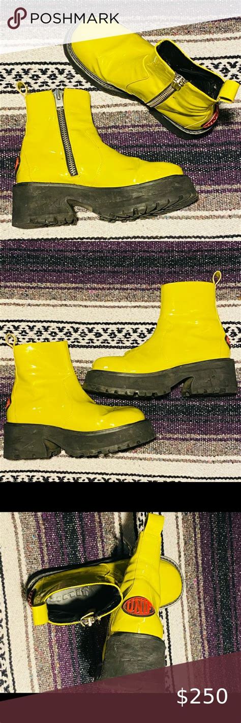 Unif Yellow Dada Boots Unif Boots How To Wear
