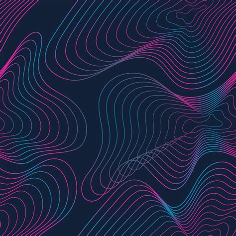 Abstract Digital Wave Seamless Pattern Vector Art At Vecteezy