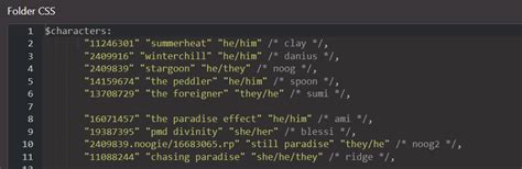 Css Titles And Pronouns On Toyhouse