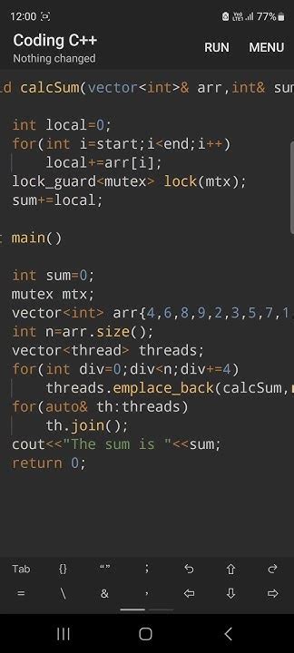 Multithreading In C Efficiently Sum An Array Using Threads And Mutex Youtube