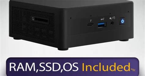 Intel Nuc11 Pro Kit Nuc11tnhi7 Core I7 1165g7 64gb 512gb Win11 Mini Pc