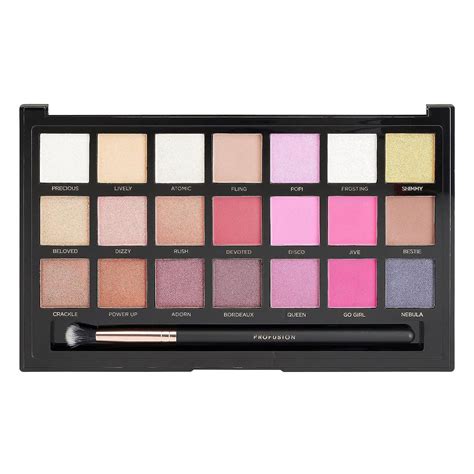 Profusion Cosmetics 21 Shade Eyeshadow Palette Collection With Brush