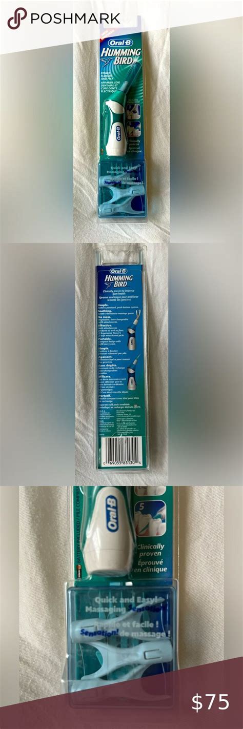 Vintage Oral B Hummingbird Power Flosser Kit