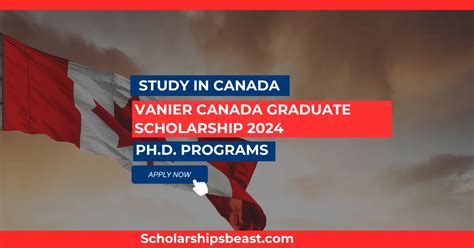 Vanier Canada Graduate Scholarship 2024 Fully Funded