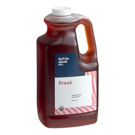 Kelvin Slush Co Organic Frozen Frose Cocktail Mix 64 Fl Oz