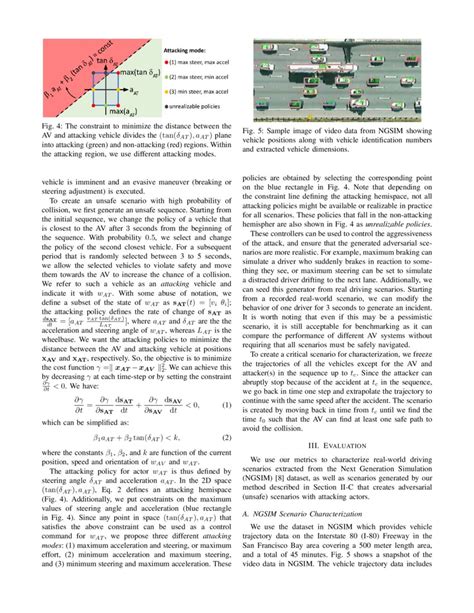 Generating And Characterizing Scenarios For Safety Testing Of Autonomous Vehicles DeepAI