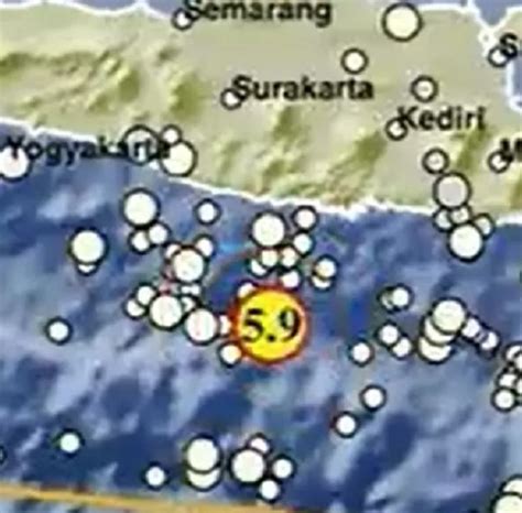 Info Terbaru Gempa Bumi Terkini Terasa Sampai Jogja Bmkg Magnitudo 56