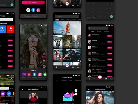 Teensy Social Media App Ui Kit Get Features Like Social Networking And Upload Short Videos