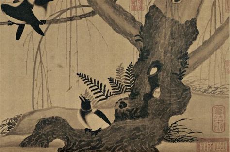 北宋 趙佶 柳鴉蘆雁圖高清 每日頭條