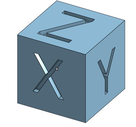 3cm Xyz Calibration Cube By Dante Makerworld