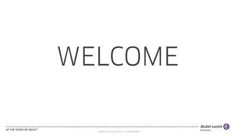 Ppt Alcatel Lucent Enterprise Powerpoint Presentation Free Download Id1536734
