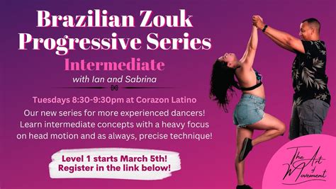 brazilian zouk progressive series intermediate corazon latino dance