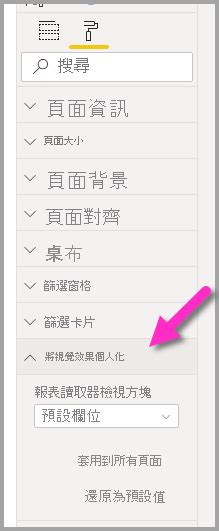 讓使用者個人化報表中的視覺效果 Power Bi Microsoft Learn