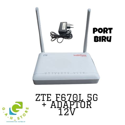 Jual Modem Ont Gpon Zte Zxhn F L F V V V Port Biru Shopee Indonesia